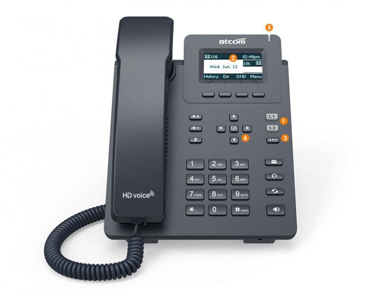 Atcom D21 Entry level business IP Phone - Sri Lanka